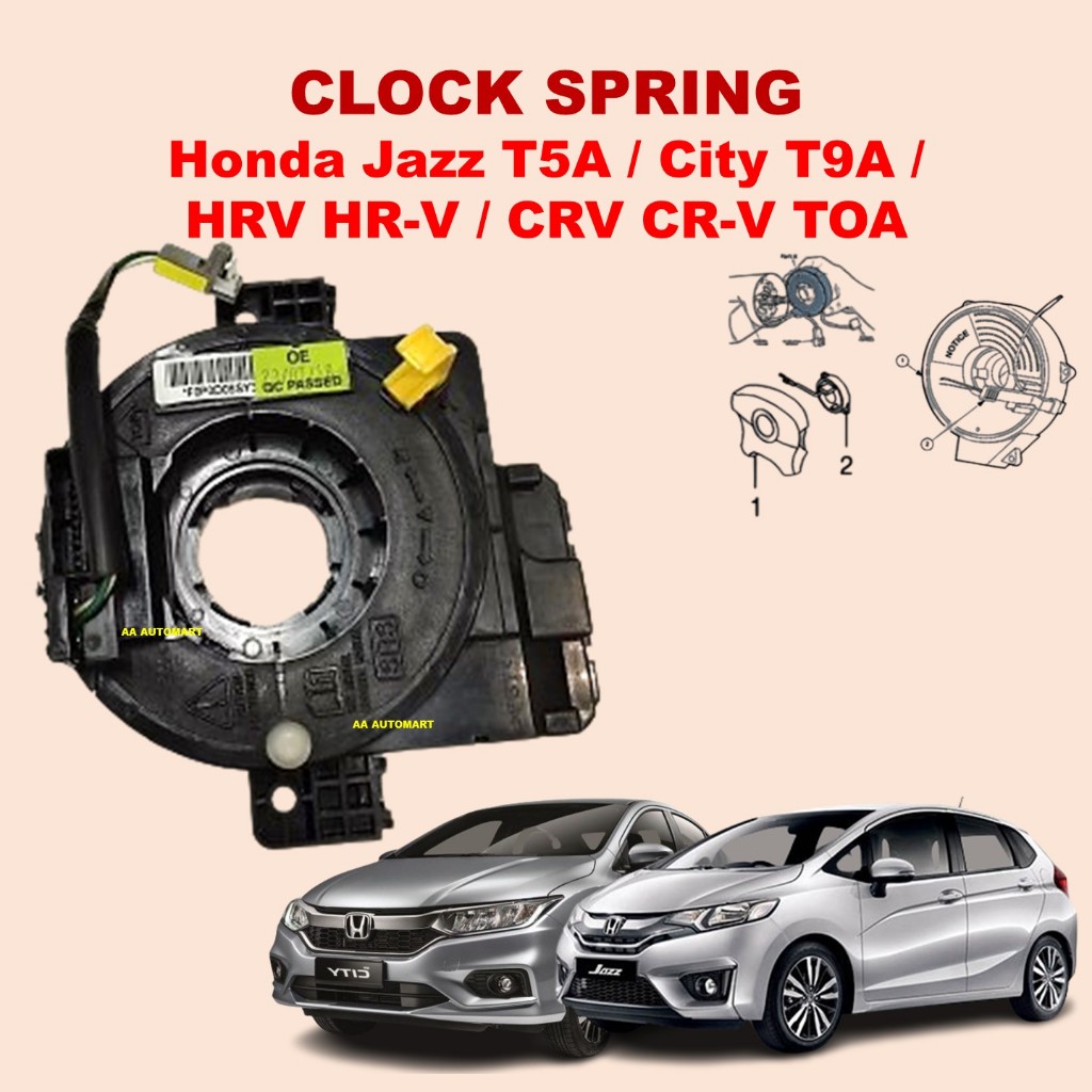 ORIGINAL Honda Jazz T5A/City T9A/HRV HR-V/CRV CR-V TOA Spring Cable ...