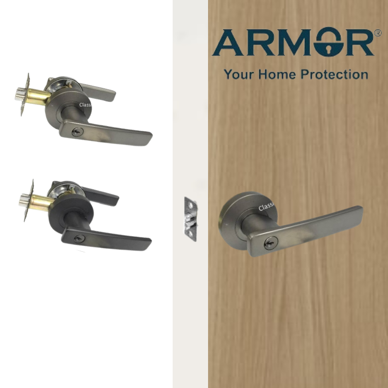 [ARMOR]Tubular Lever Handle ATL6318 series/ matt grey tubular handle ...