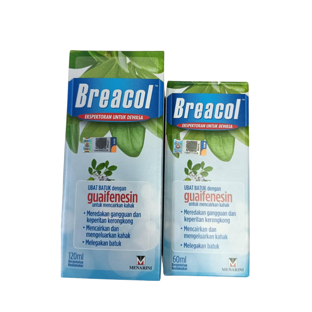 Breacol Expectorant Cough Syrup 咳嗽药水 (Adult 120ML / Adult 60ML / Child ...