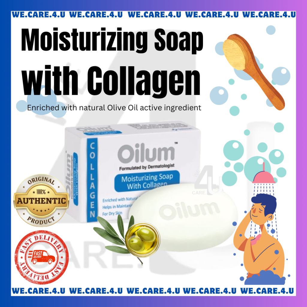 ~OILUM MOISTURIZING SOAP WITH COLLAGEN 85G [MOISTURISING SOAP] /SABUN ...