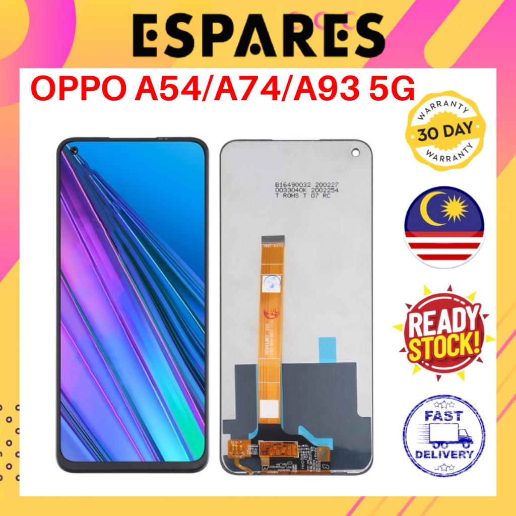 (ESPARES) ⚡ OPPO A54 A74 A93 5G CPH2239 CPH2279 CPH2365 MOBILE LCD ...
