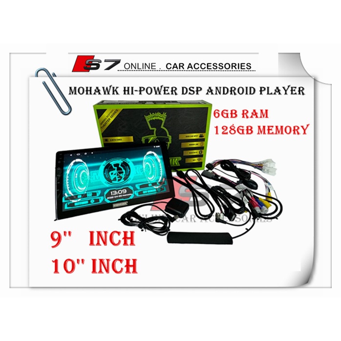 MOHAWK Hi-Power DSP Android Player 6GB RAM + 128GB MEMORY 9'' INCH / 10 ...