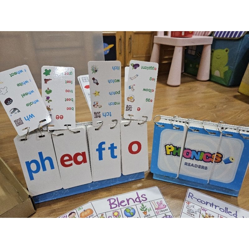 Electronic Reading Pen Phonics Learn Reading English Vowels Flash Cards ...