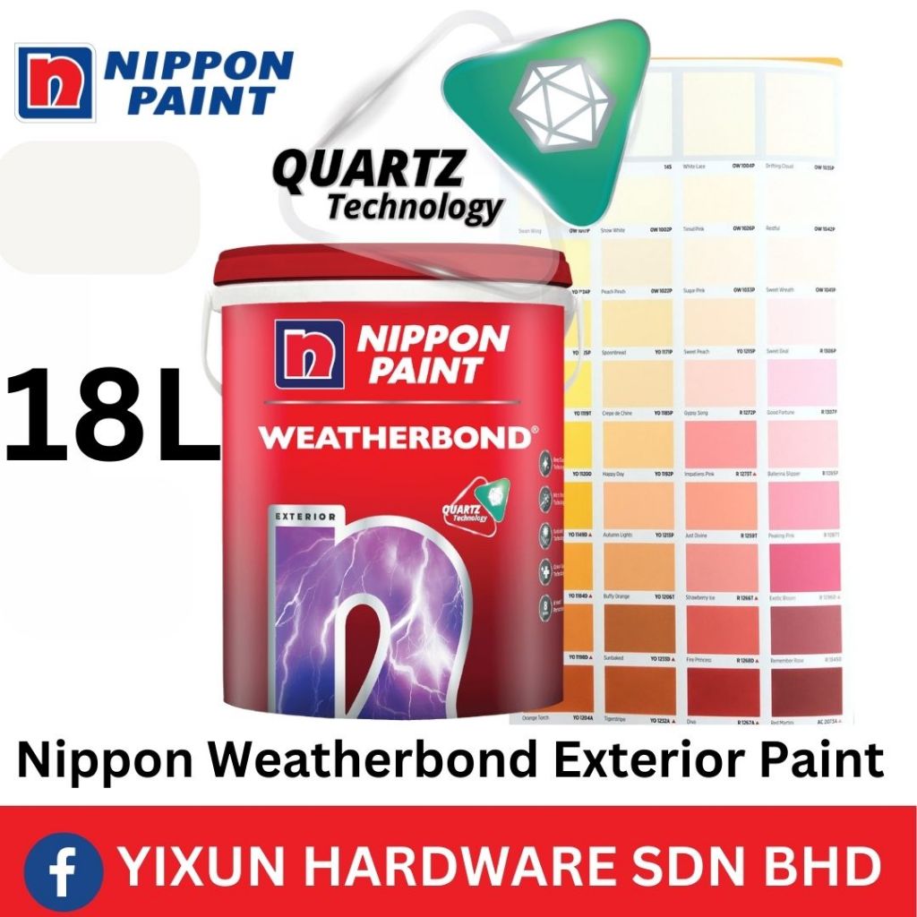 Nippon Weatherbond (WB) Exterior Paint - Color Option (AnyColors, PM ...