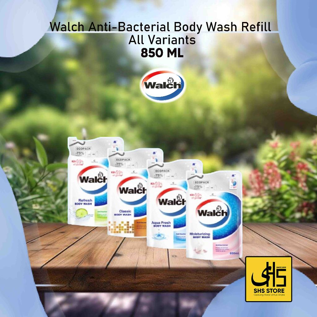 Local Seller!! JIMAT!! Walch Anti-Bacterial Body Wash Refill (850ml ...