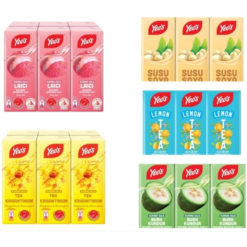 YEO'S JUS MINUMAN (6 X 250ML) | Shopee Malaysia