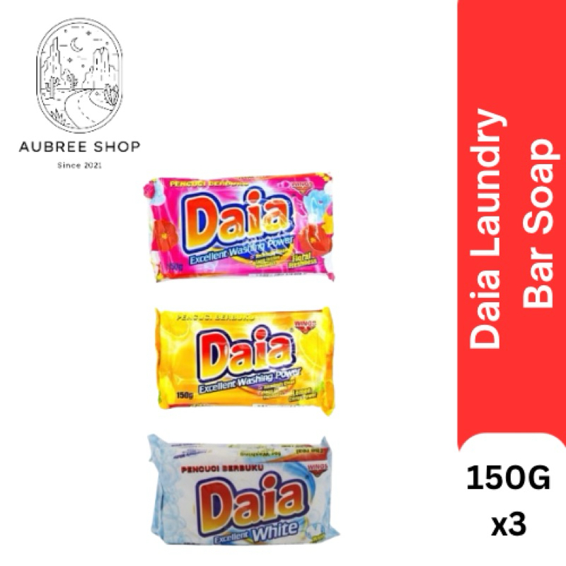 Daia Laundry Bar Soap 3's × 150gm | Shopee Malaysia
