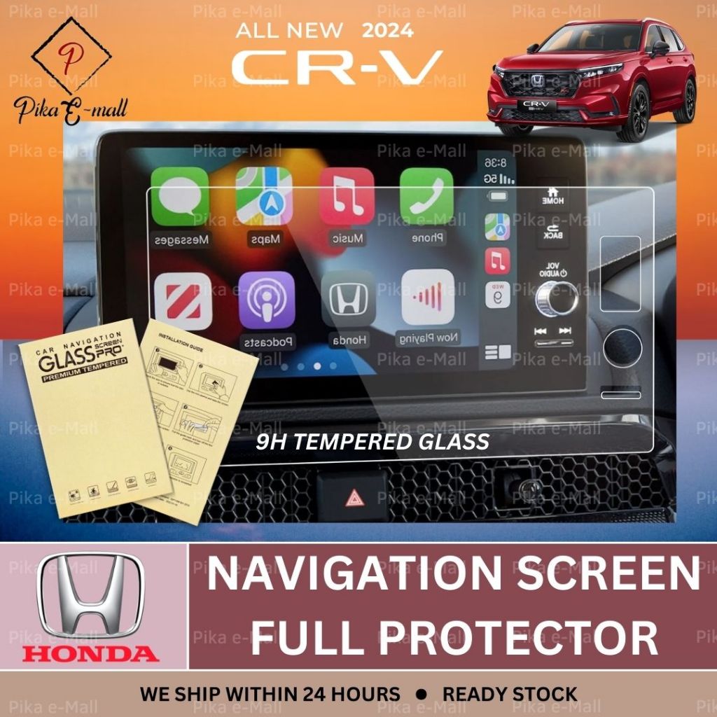 Honda CRV 2024 Screen Protector Tempered Glass Infotainment Head Unit ...