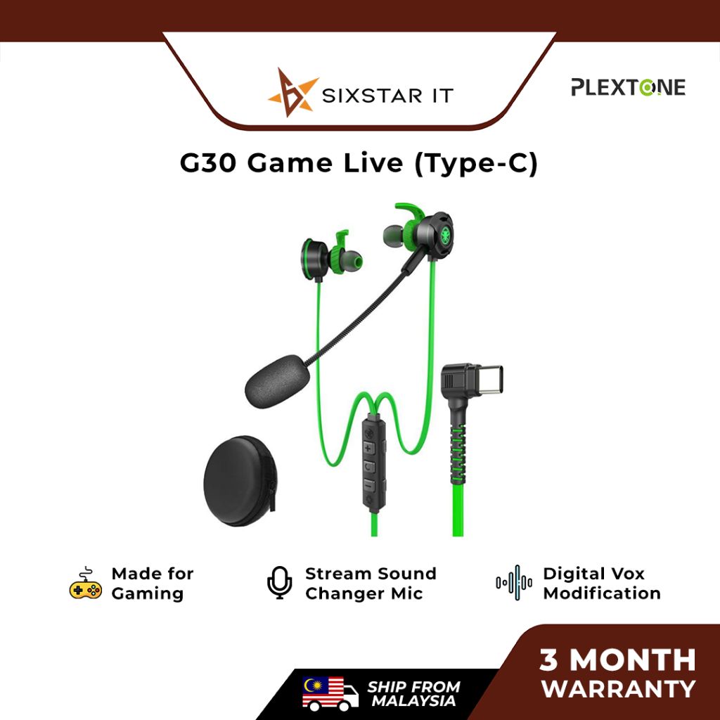 PLEXTONE G30 Game Live Noise Cancelling Gaming Headphone with ...