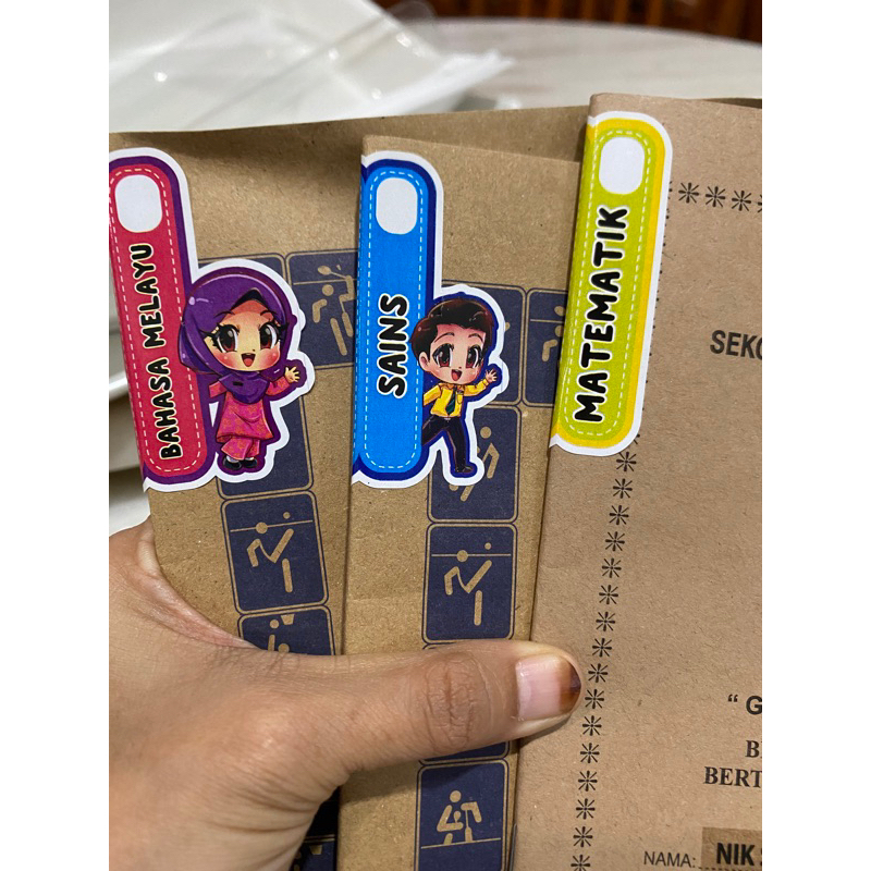 Sticker Label Buku Subjek Guru | Shopee Malaysia