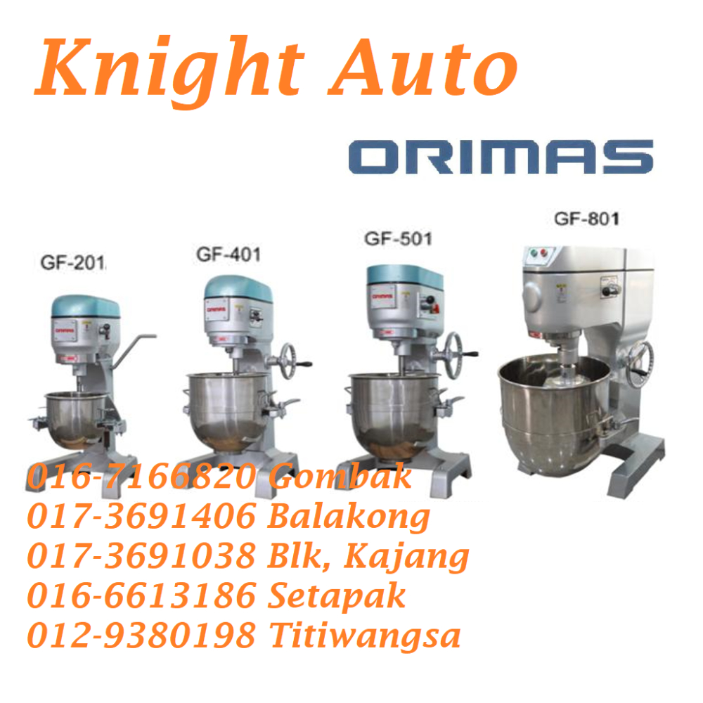 ORIMAS (GF-201 / GF-401 / GF-501 / GF-801) Universal Mixing Machine S012 | Shopee Malaysia