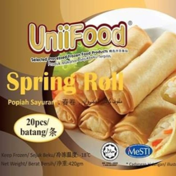 ( FOR KL & PJ AREA ONLY ) UNIIFOOD SPRING ROLL VEGETABLE 20P 400G ...