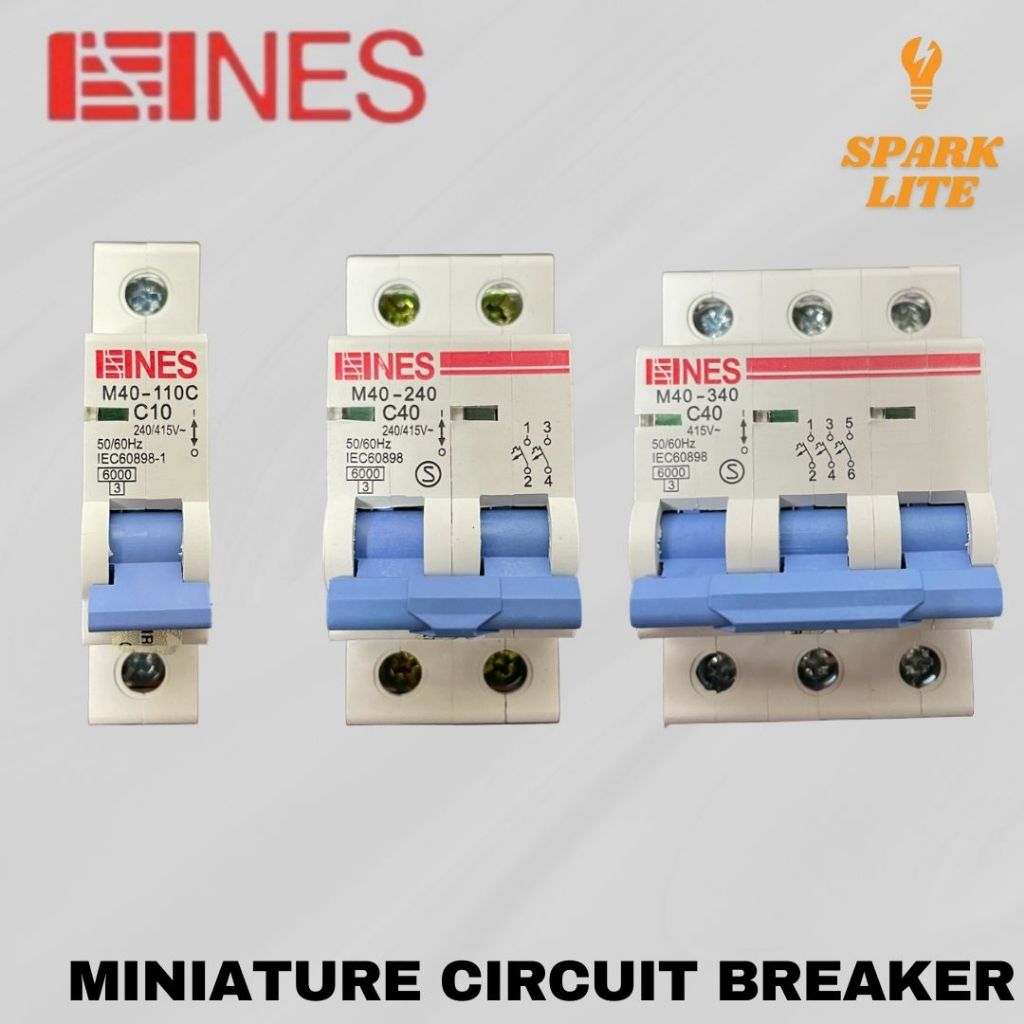 NES MCB Miniature Circuit Breaker 1 POLE, 2 POLE, 3 POLE 6KA 6A 10A 16A ... NES MCB Miniature Circuit Breaker 1 POLE, 2 POLE, 3 POLE 6KA 6A 10A 16A ...