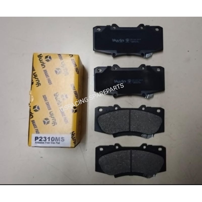 TOYOTA HILUX VIGO KUN26 FRONT DISC PAD BRAKE PAD (YUSIN) | Shopee Malaysia