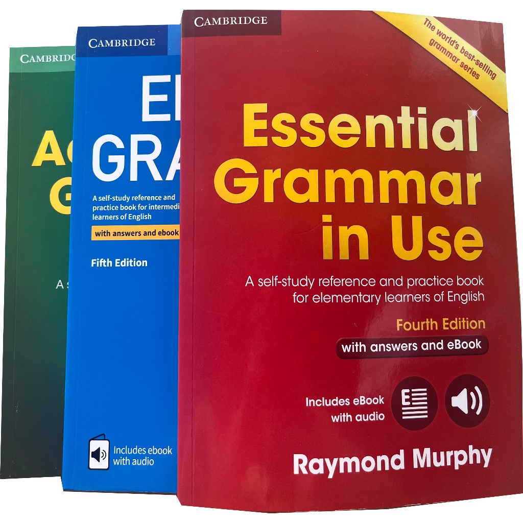 English/Essential/Advanced Grammar in Use No Audio | Shopee Malaysia