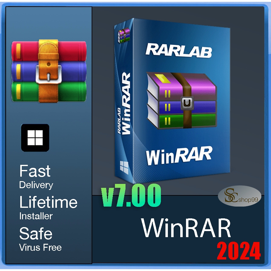🔥WinRAR🔥 7.00 for windows 32bit/64bit (latest Feb 2024) | Shopee Malaysia