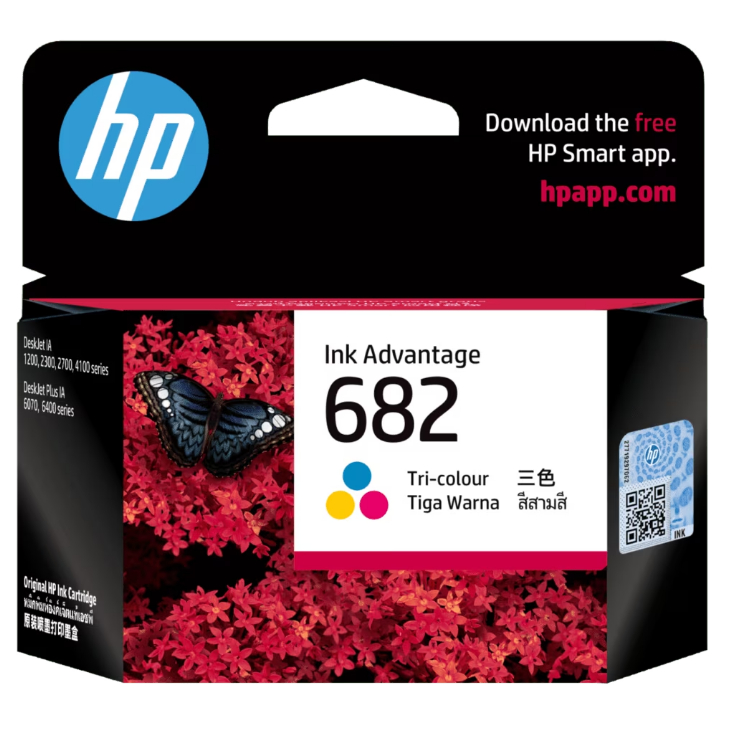 HP 682 Tri-color Original Ink Advantage Cartridge | Shopee Malaysia
