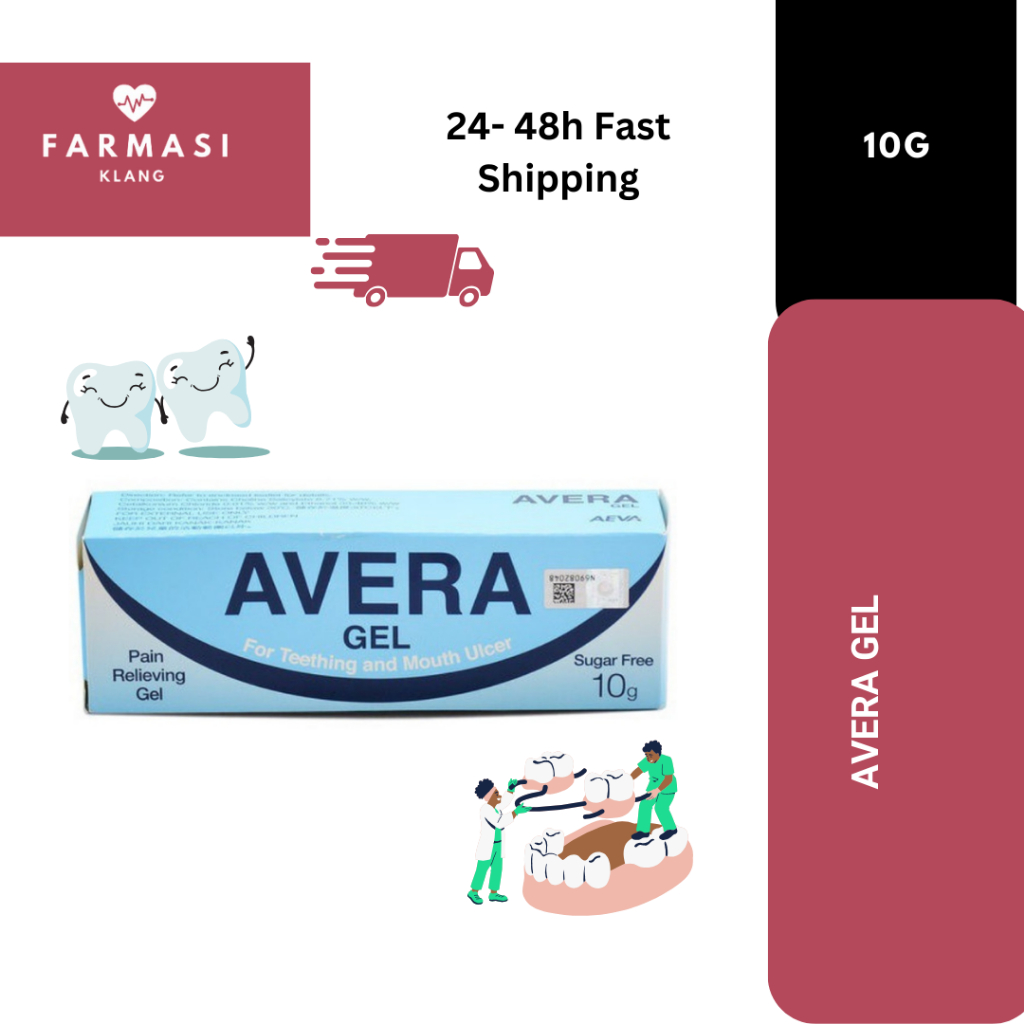 AVERA GEL FOR TEETHING & MOUTH ULCERS 10G | Shopee Malaysia
