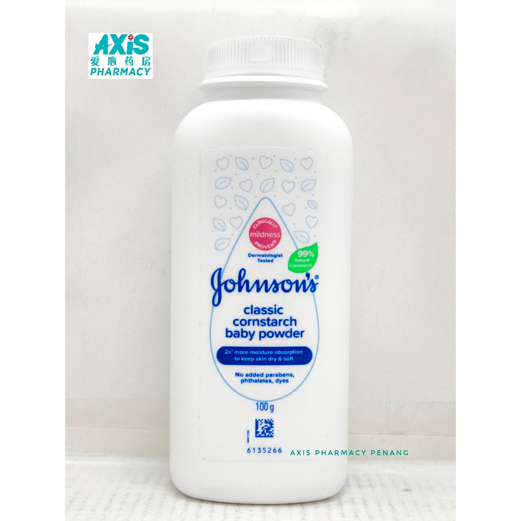JOHNSON'S CLASSIC CORNSTARCH BABY POWDER | Shopee Malaysia