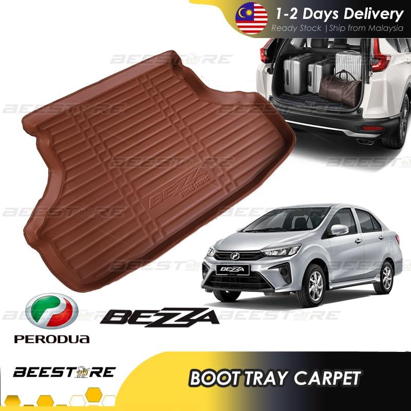 PERODUA BEZZA 2016-2025 Leather Protector Car Rear Boot Tray Trunk ...