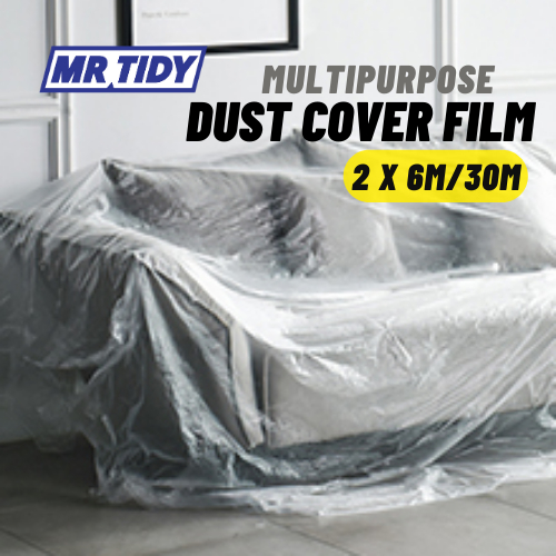2Mx6M/30M Multipurpose Dust Cover Plastic Sheet For Furniture, Masking ...