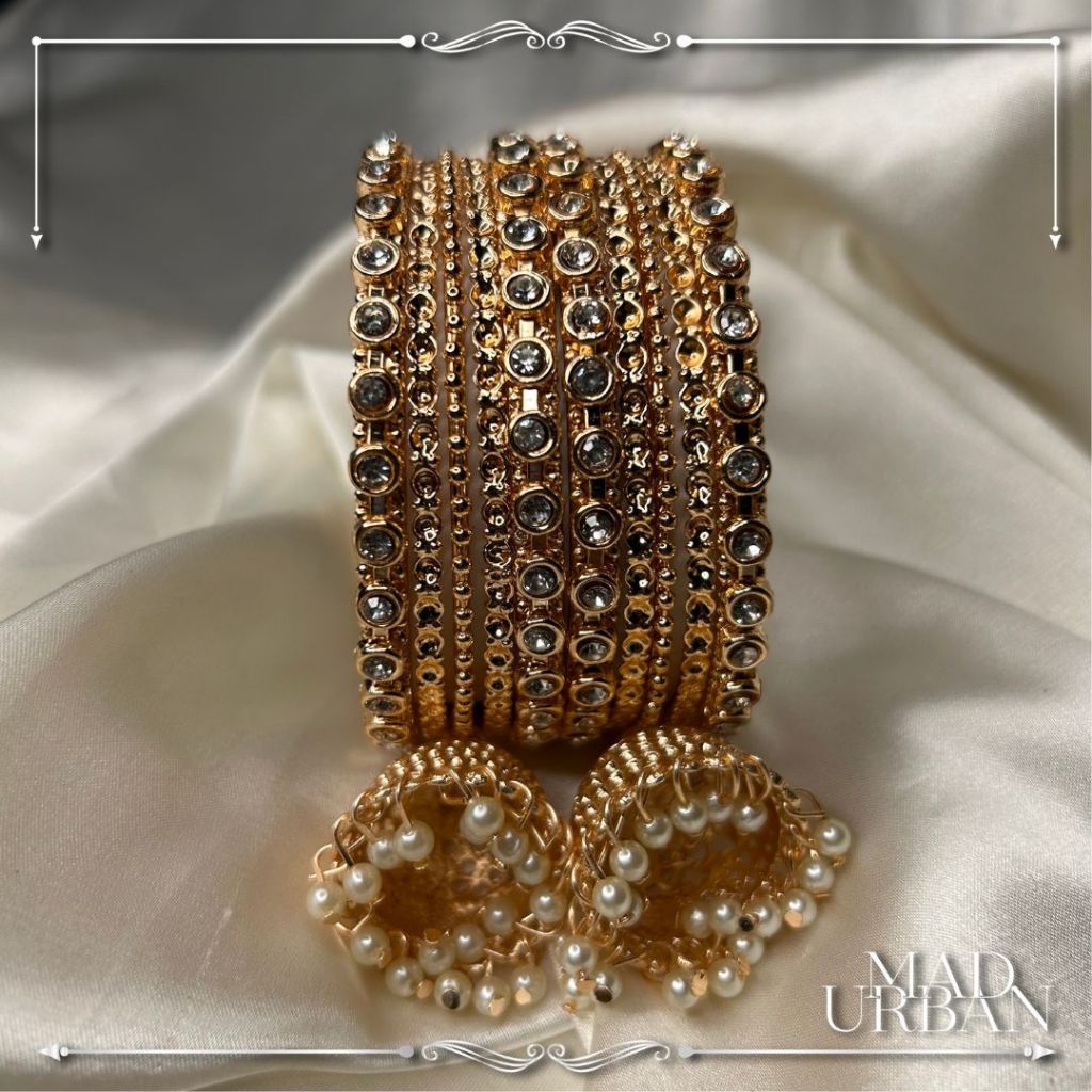[JHUMKA BANGLE] Gelang Tangan Pearl Jimikki Bollywood Design Mad Urban ...