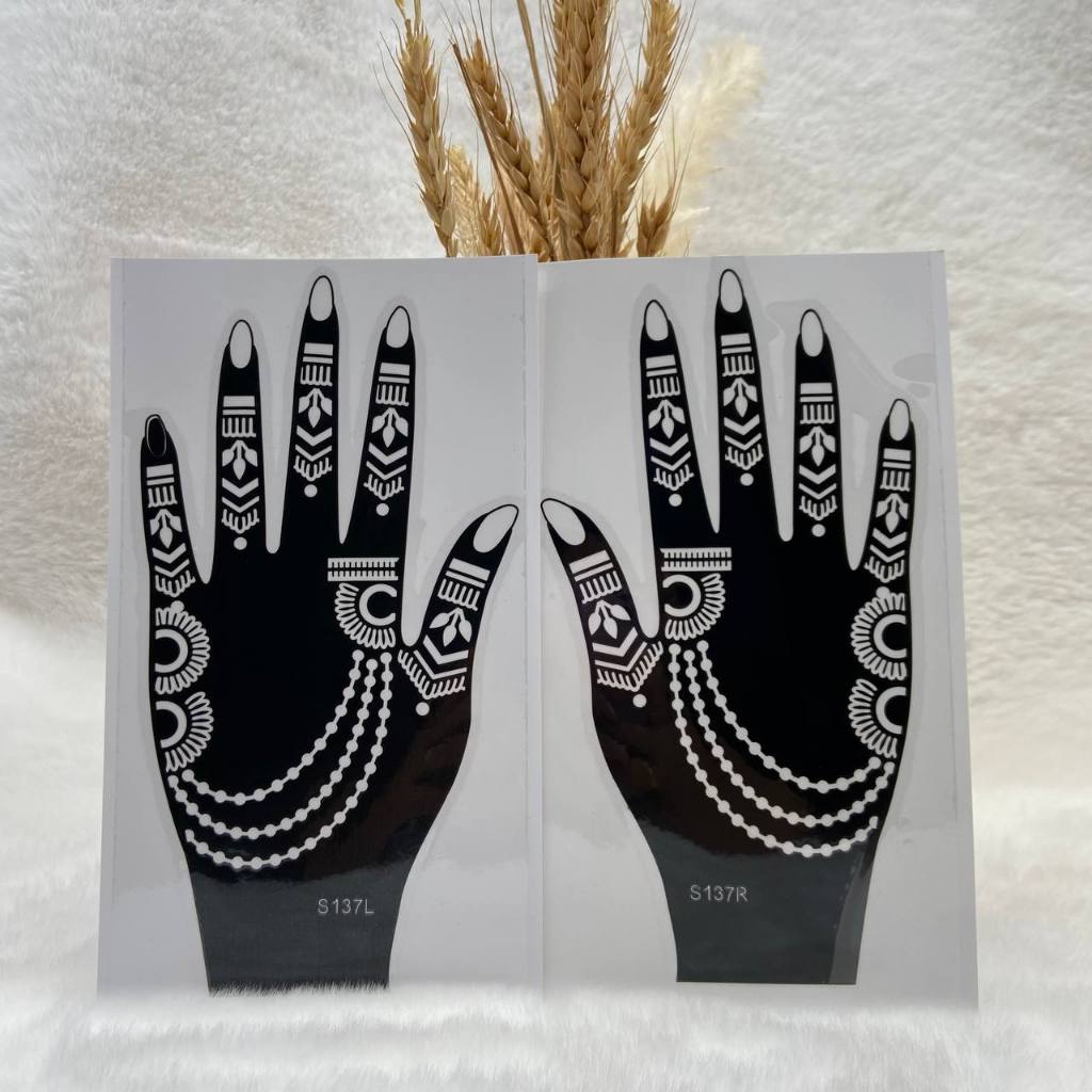 STIKER INAI TEKAP SEPASANG KIRI KANAN CORAK BARU 2024 STIKER INAI ...