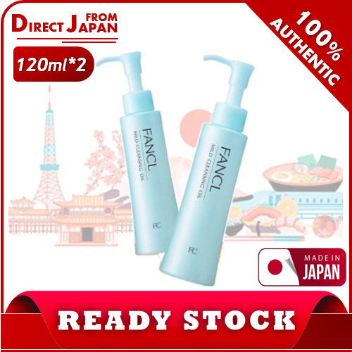 【现货】Japan FANCL 120ml x2 Mild Cleansing Oil Makeup Remover | Shopee Malaysia