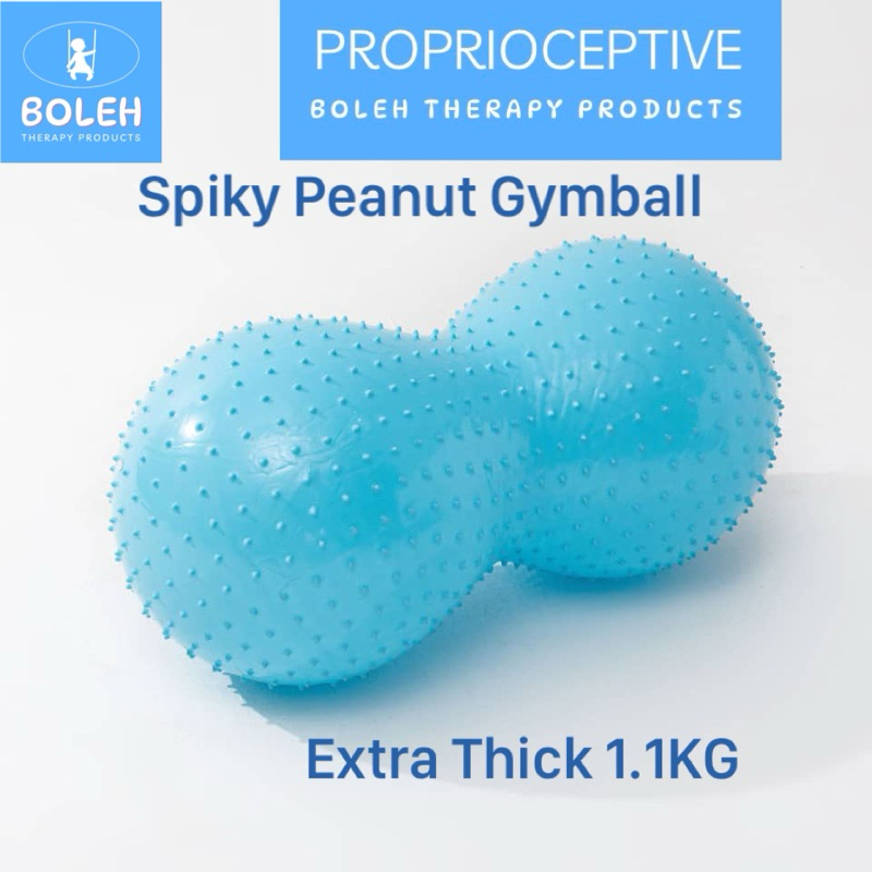 BOLEH Spiky Peanut Sensory Ball 45cm Diameter Gym Ball For Vestibular ...