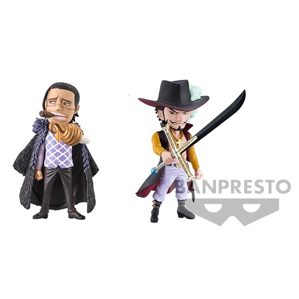 BANPRESTO WCF ONE PIECE [CROCODILE/MIHAWK] WORLD COLLECTABLE FIGURE ...