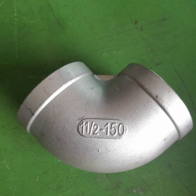 1 1/2" ELBOW,FEMALE THREADED,SCH 40,SS304 | Shopee Malaysia