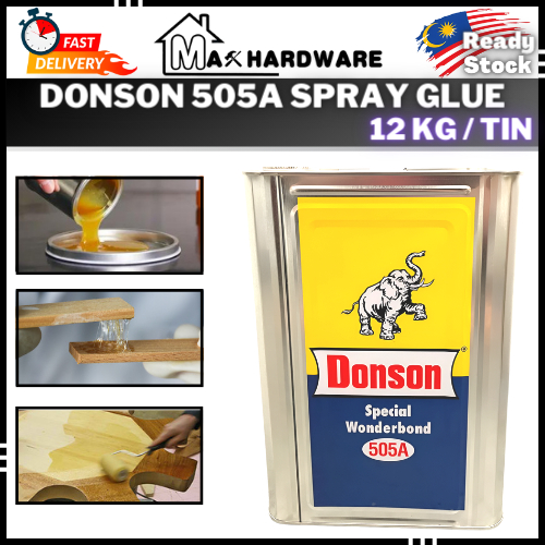 DONSON 505A 12kg Special Spray Adhesive Gam Kusyen Sofa Gam Cushion Gum ...