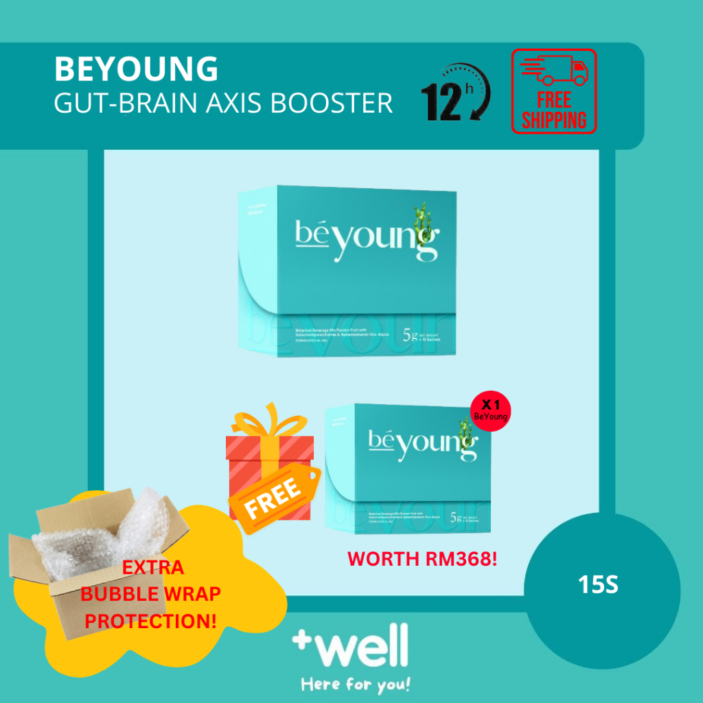 [Buy 1 Free 1] Beyoung Gut-Brain-Skin Axis Booster- 15 sachets (1 Month ...