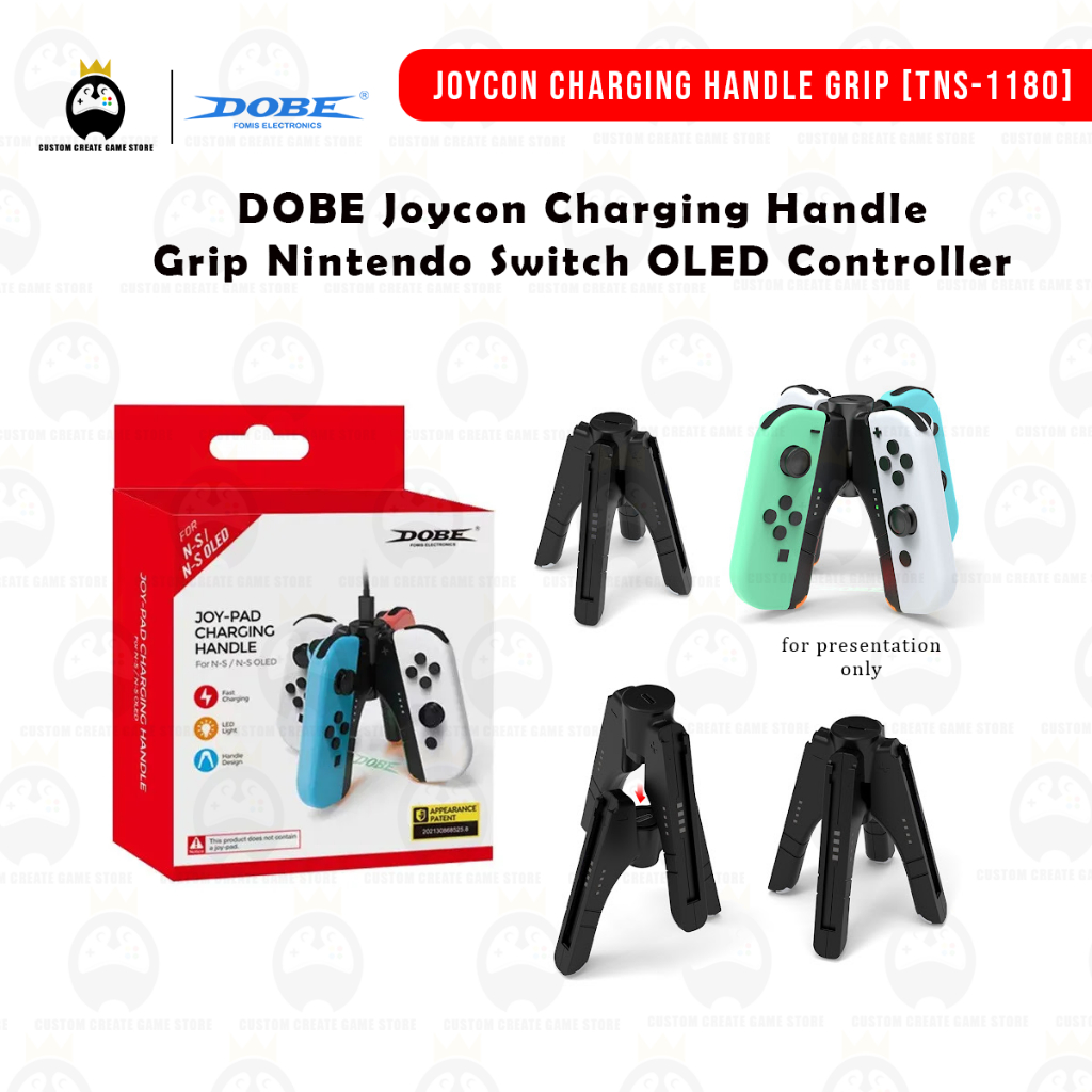 DOBE Nintendo Switch OLED Switch V1 V2 Joy Con Joycon Bridge- Shaped V-shaped Handle Holder ...