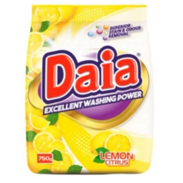 DAIA Detergent Powder Lemon Citrus 750g / 2.3kg | Shopee Malaysia