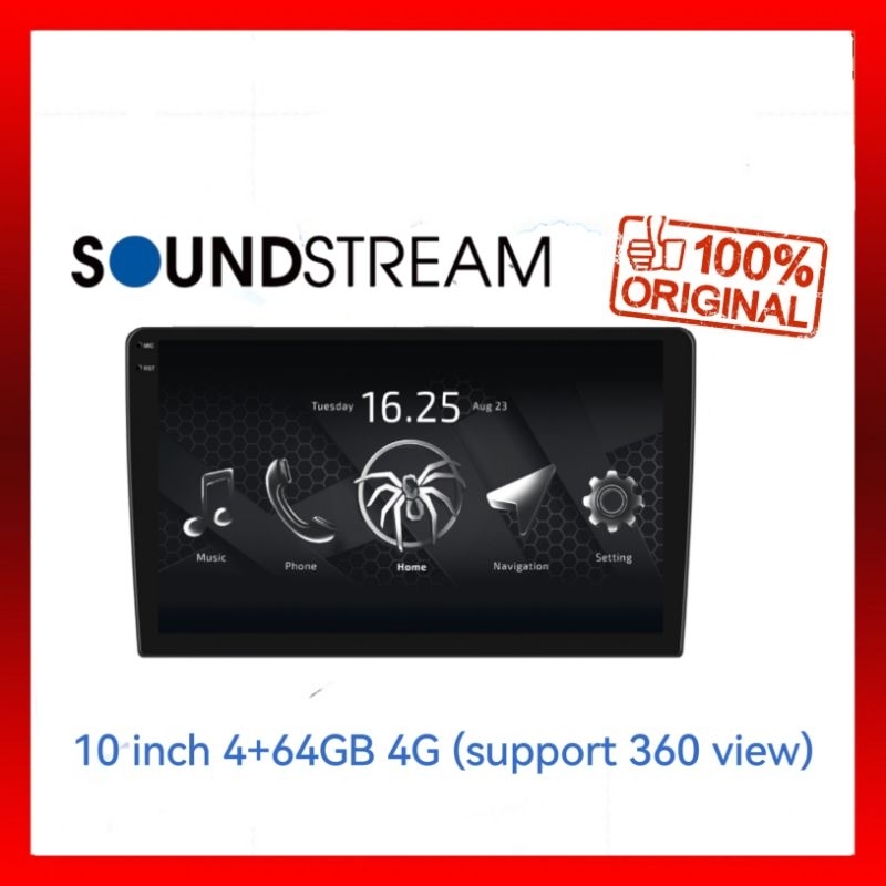SOUNDSTREAM ANZUO EXPLORE DSP Android Car Player - 9"/10" 2+64/ 4+64g ...