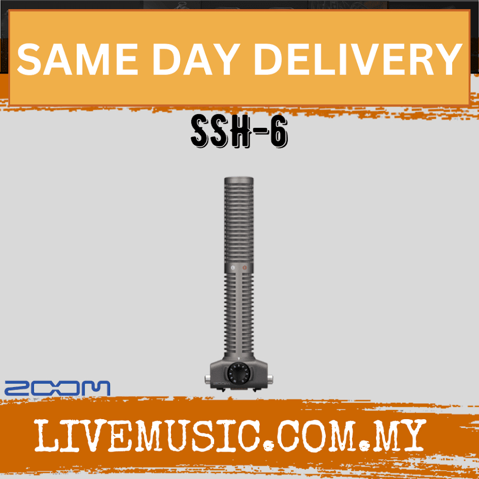 Zoom SSH-6 Stereo Shotgun Microphone Capsule ( SSH6 / SSH 6 ) | Shopee Malaysia