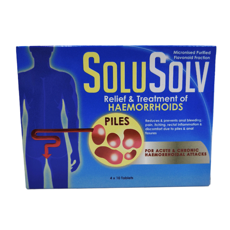 SoluSolv tablet 40s/ 2 x 40s (For relief & treatment of Haemorrhoids ...