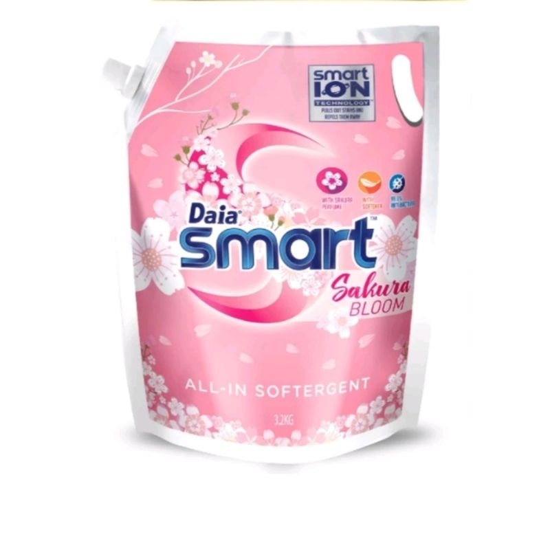 Daia Smart All-in Softergent Sakura Bloom Refill 1.5kg | Shopee Malaysia
