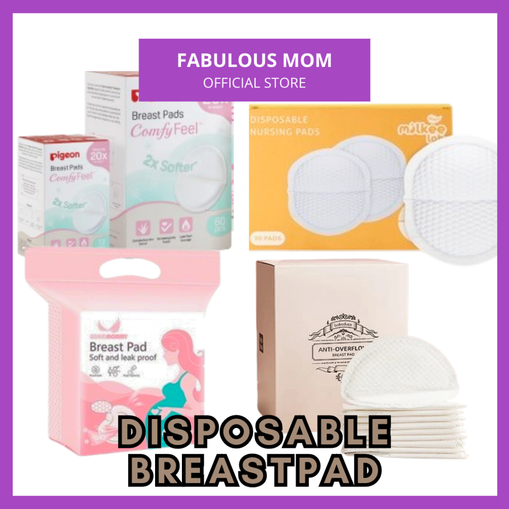 [PIGEON/SHAPEE] Disposable Breastpad Anti Leak Milk Avoid Milk Leaking ...
