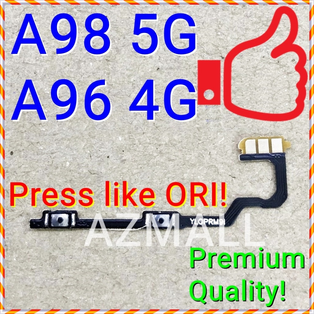 (Press like ORI) NEW On Off Power Volume Button Switch Flex Ribbon Oppo ...