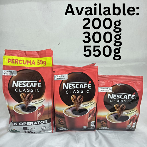 Nescafe Classic Refill (200g/300g/550g) | Shopee Malaysia