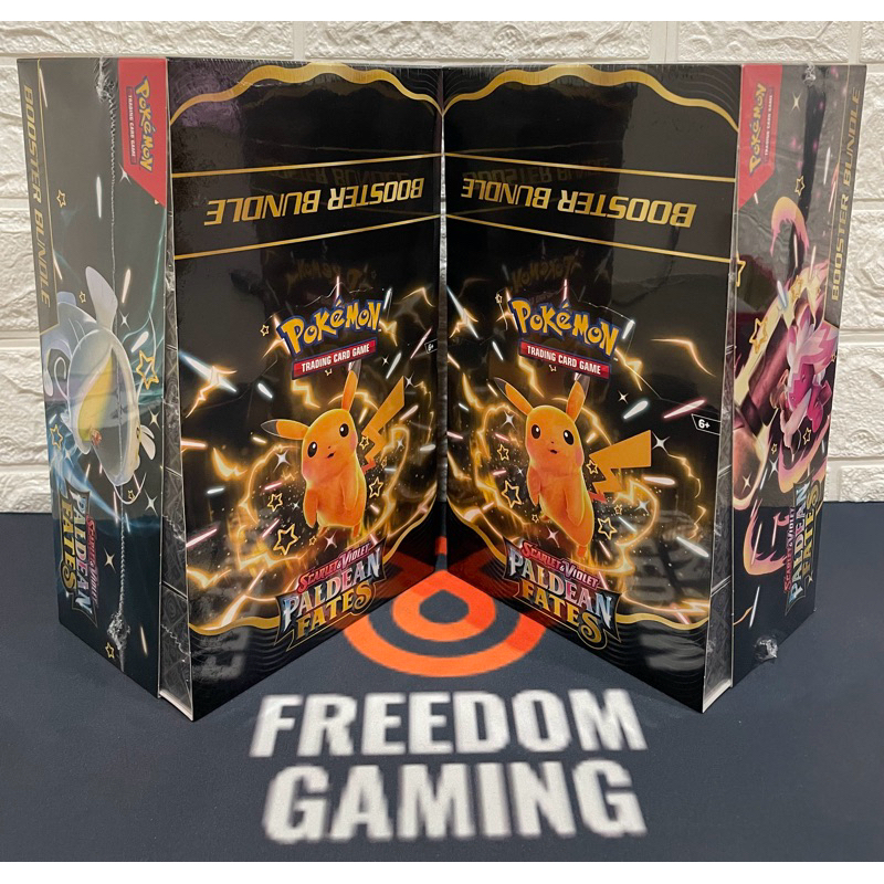 Pokemon TCG Scarlet & Violet - Paldean Fates Booster Bundle Display Box ...