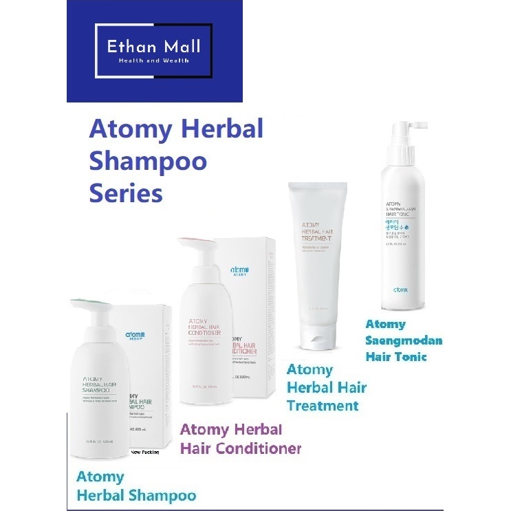 Atomy herbal Hair Shampoo / Hair Treatment / Hair Conditioner - Ready ...