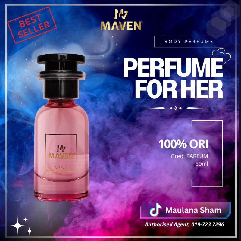 Maven Body Perfume For Her (50ml) | Shopee Malaysia
