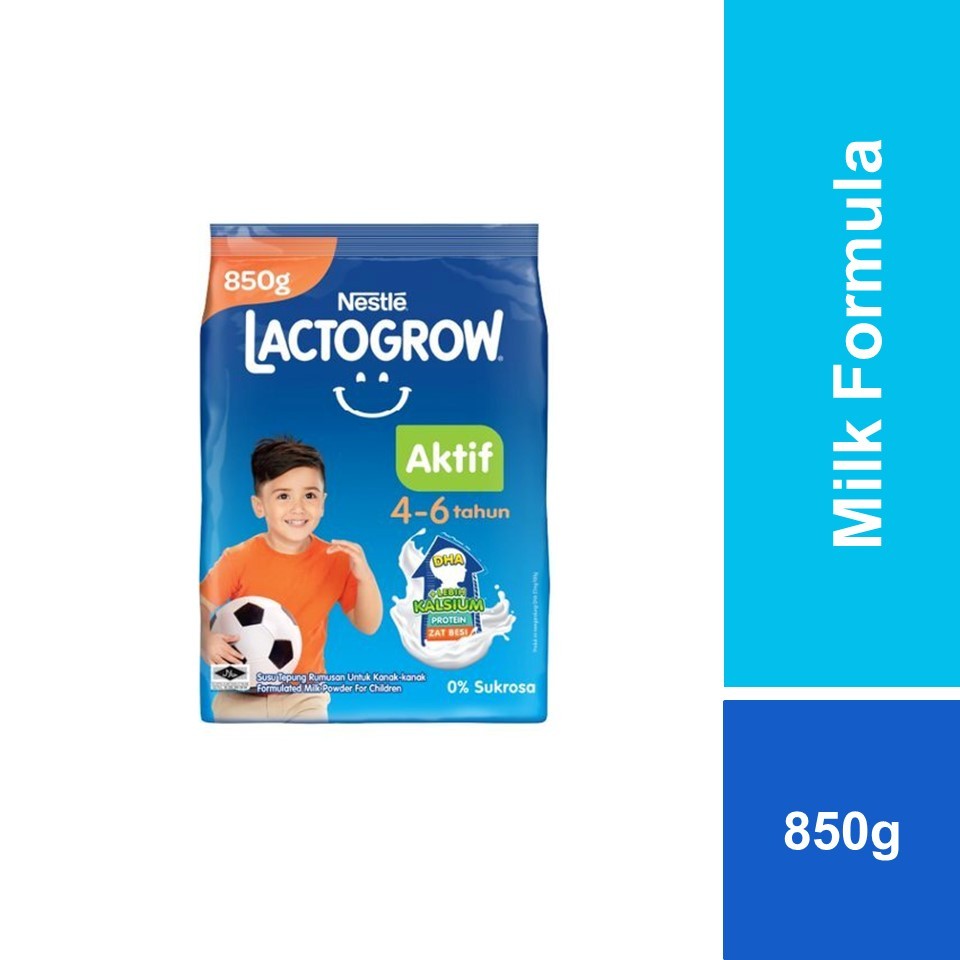 [Exp 21 Mar 2027 &/ Later] LACTOGROW AKTIF Step 4-6 850g / LACTOGROW ...