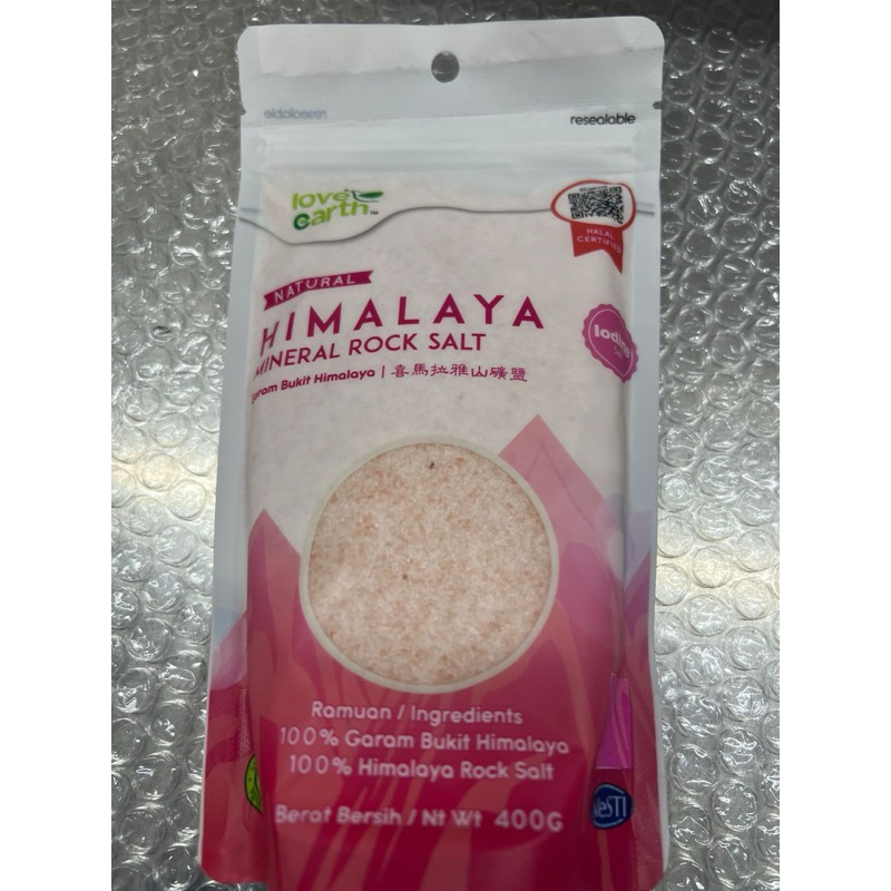 Love Earth Himalaya Mineral Rock Salt 400g | Shopee Malaysia