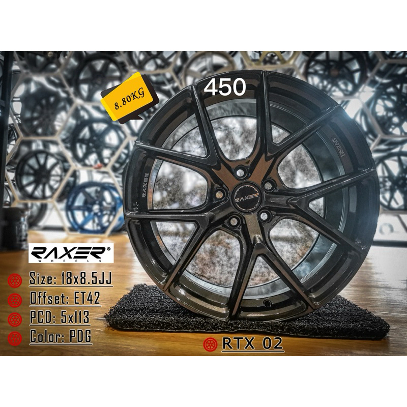 Raxer RTX02 18x8.5JJ 5x113 PDG（450） | Shopee Malaysia