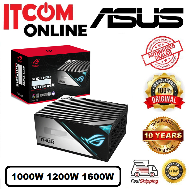 ASUS ROG THOR 850W 1000W 1200W 1600W 80PLUS PLATINUM II PLATINUM III ...