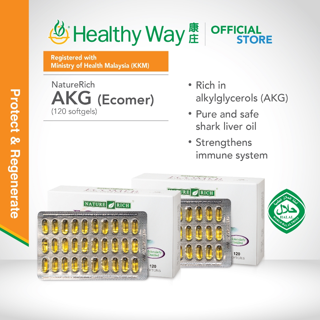 Naturerich Akg Ecomer Shark Liver Oil - Improve Immunity | Relieve ...
